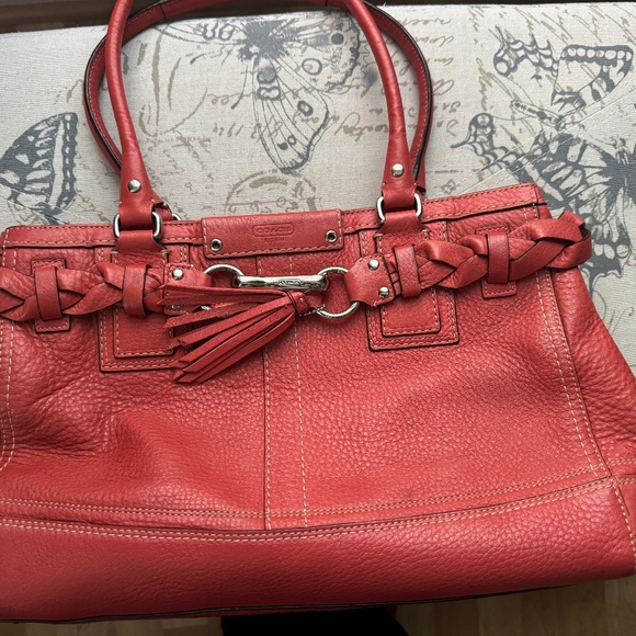 Coach | Bags | Coach Rust Color Handbag | Poshmark